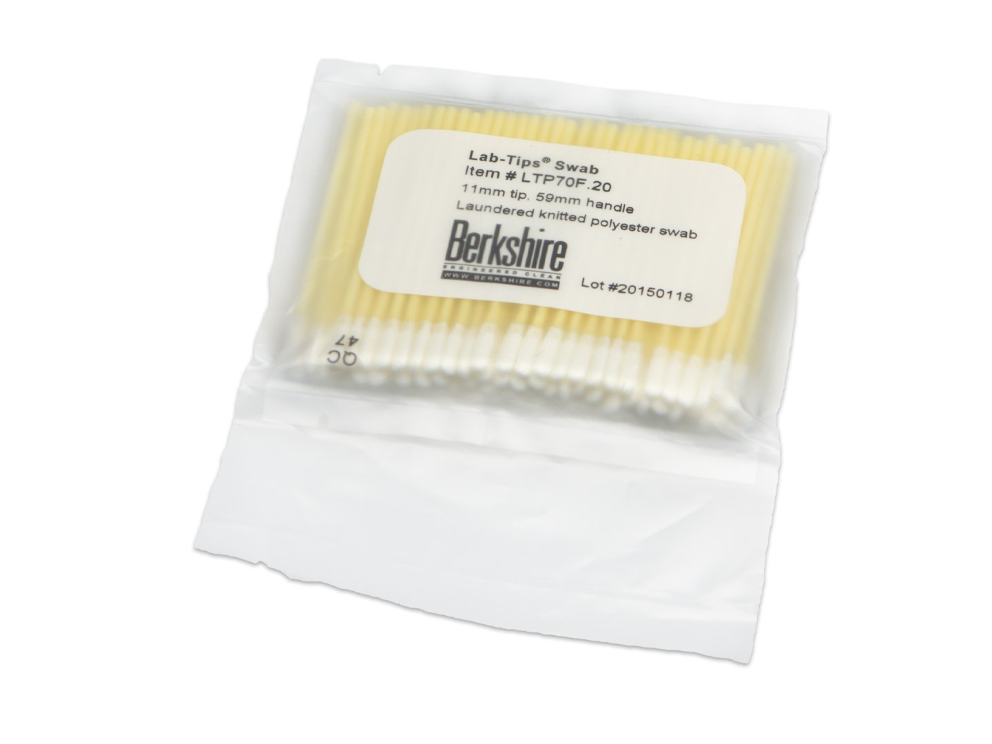 LTP70F.20 Cleaning Polyester Swabs - Berkshire Corporation