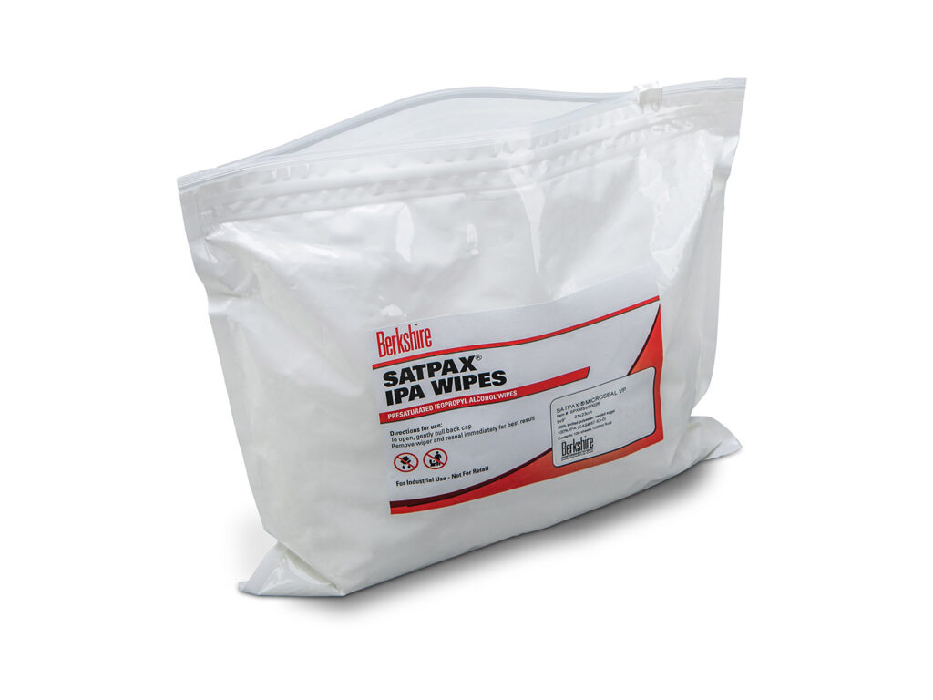 SPXMSVP0028P SatPax® 9x9 100% IPA Presaturated Wiper - Berkshire ...